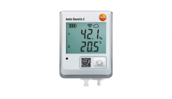 Wifi Data Logger With Display And Connectable Temperature And Humidity