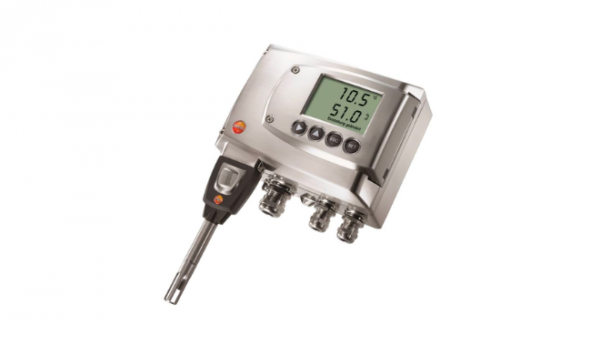 Temperature and humidity transmitter for critical applications - Testo ...