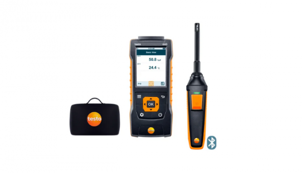 Humidity Kit with Bluetooth - Testo 440 Humidity Kit - Suchet System