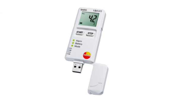 Air humidity & temp. data logger for transport monitoring - Testo 184 ...