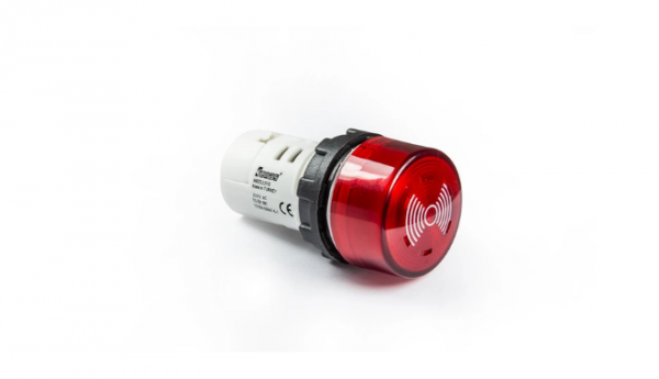 MB Series Plastic with LED 24V AC/DC 22 mm Buzzer MBZS024S - Suchet System